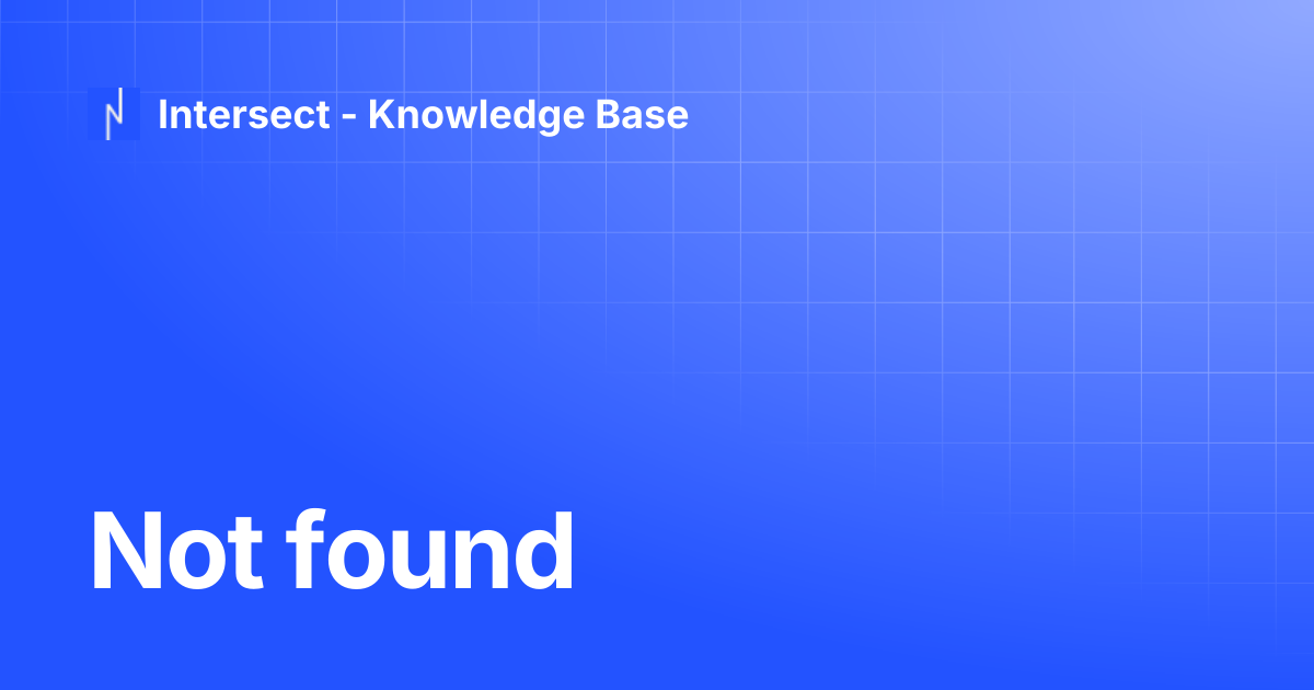 Growth & Marketing committee | Intersect - Knowledge Base